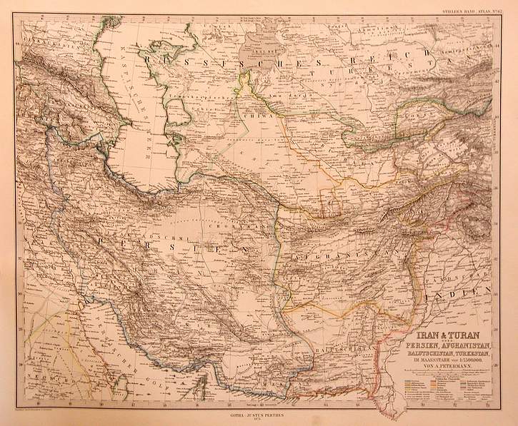 Iran & Turan (Iran Pakistan Afghanistan) – The Old Map Gallery