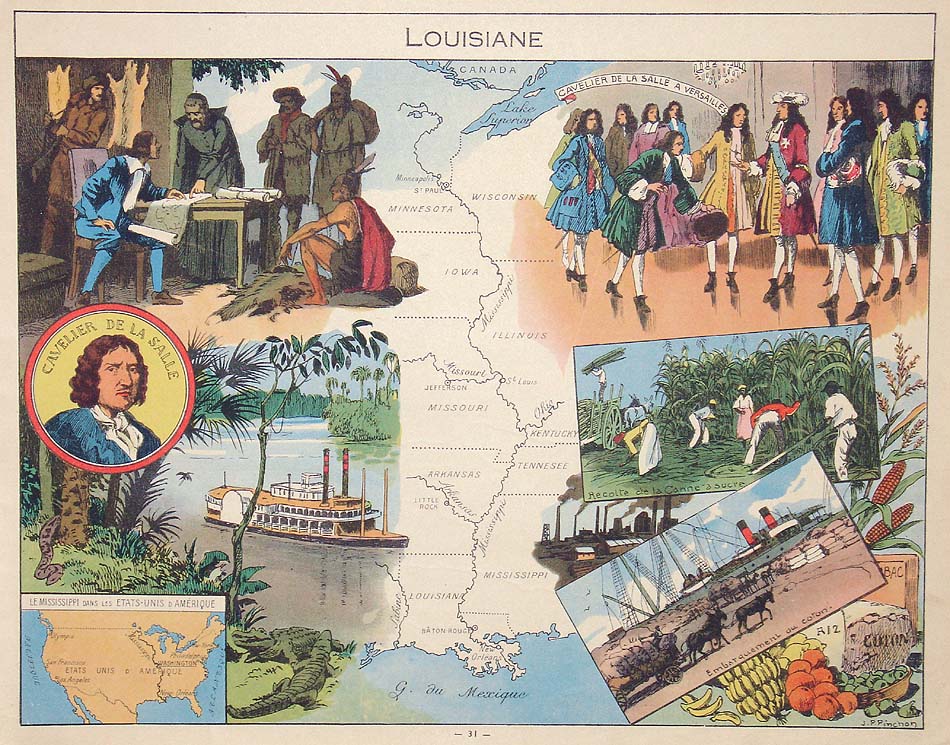 Lousiane – The Old Map Gallery