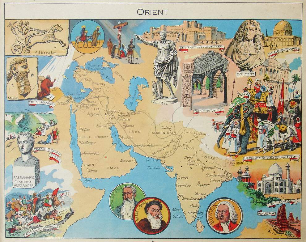 Orient (Middle East) – The Old Map Gallery