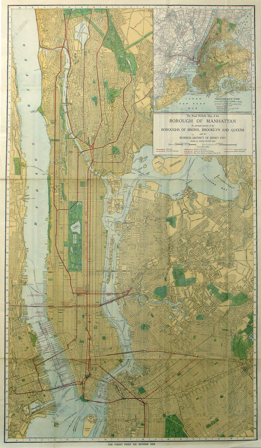 (NY-NYC) Borough of Manhattan – The Old Map Gallery