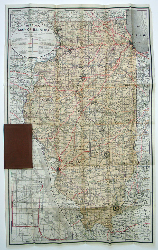 (IL) Railroad Map of Illinois... – The Old Map Gallery