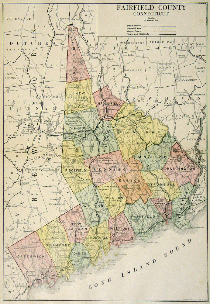 (Conn.) Fairfield County... – The Old Map Gallery