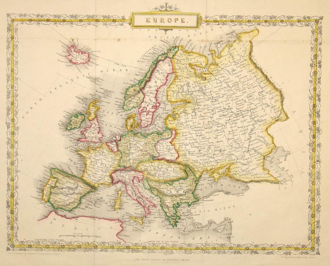 Europe – The Old Map Gallery