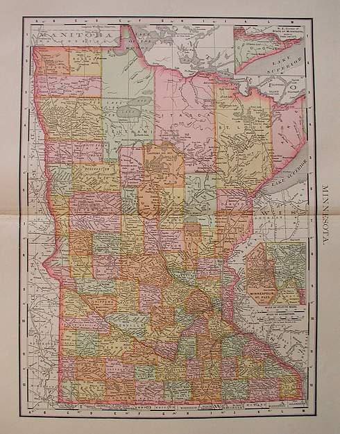 Minnesota – The Old Map Gallery
