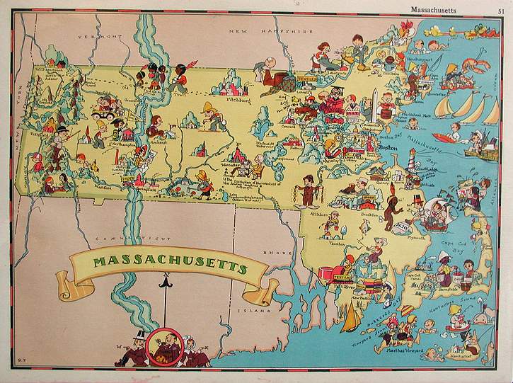 Massachusetts – The Old Map Gallery