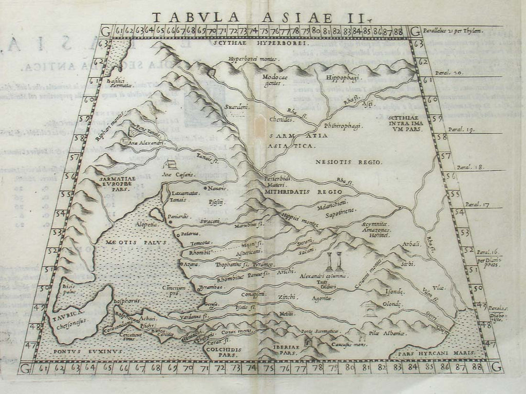 (Russia-Georgia) Tabula Asiae II – The Old Map Gallery