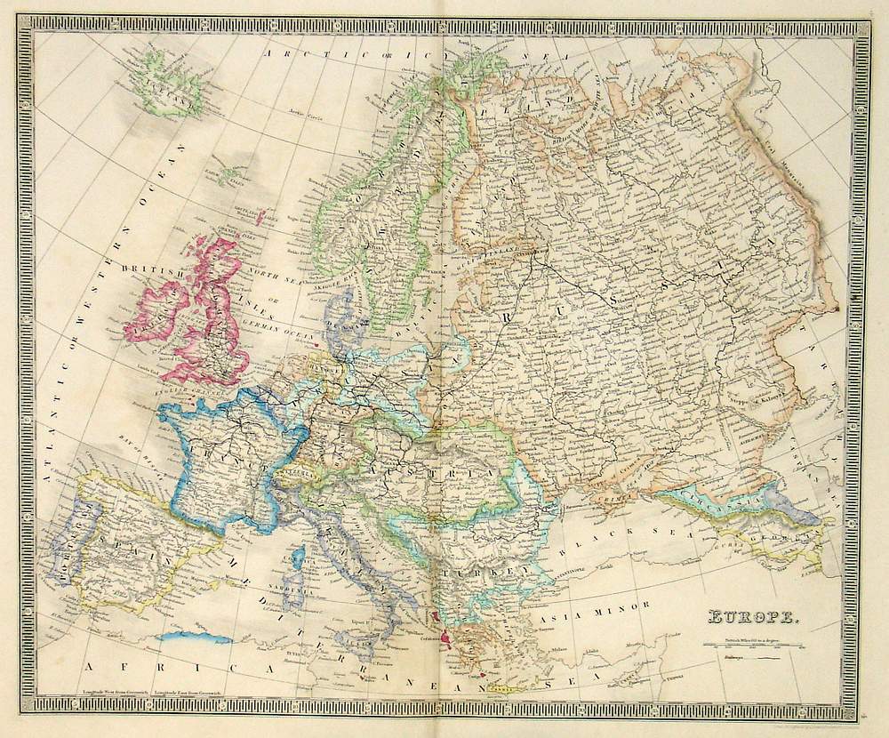 Europe – The Old Map Gallery
