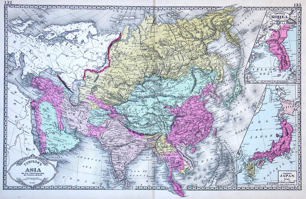 Tunison's Asia – The Old Map Gallery