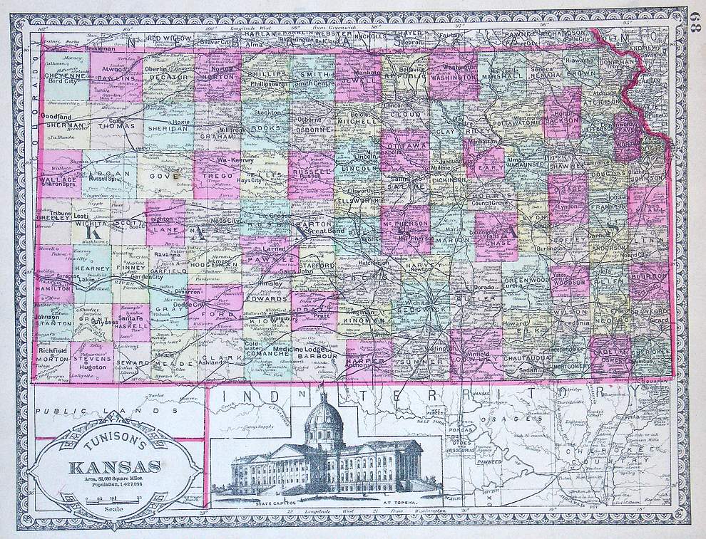 Tunison's Kansas – The Old Map Gallery