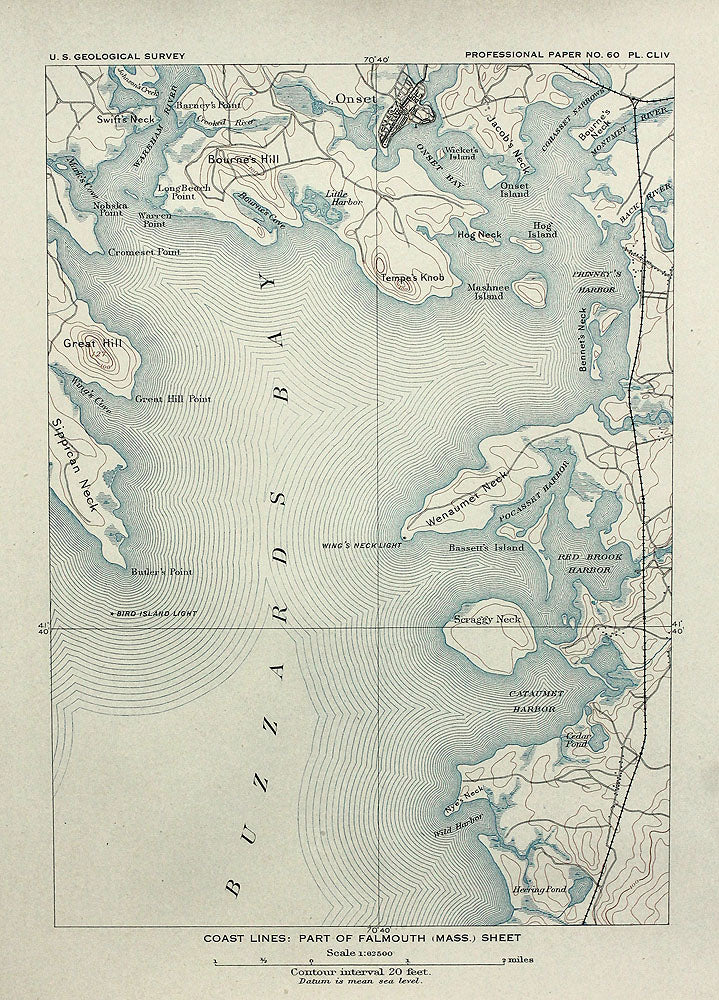 (MA.- Buzzard Bay) Falmouth – The Old Map Gallery