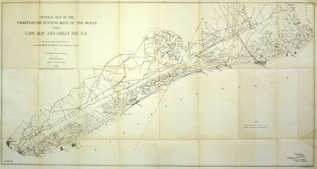 (New Jersey) ...Cape May And Great Bay – The Old Map Gallery