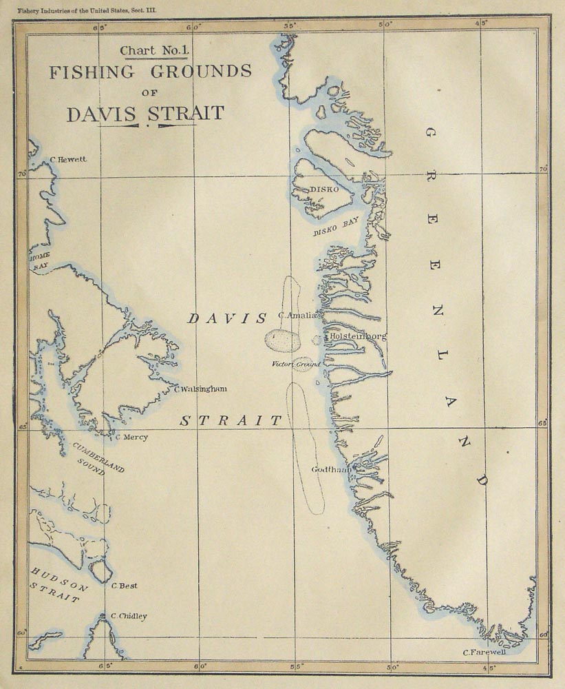 Fishing Grounds of Davis Strait – The Old Map Gallery