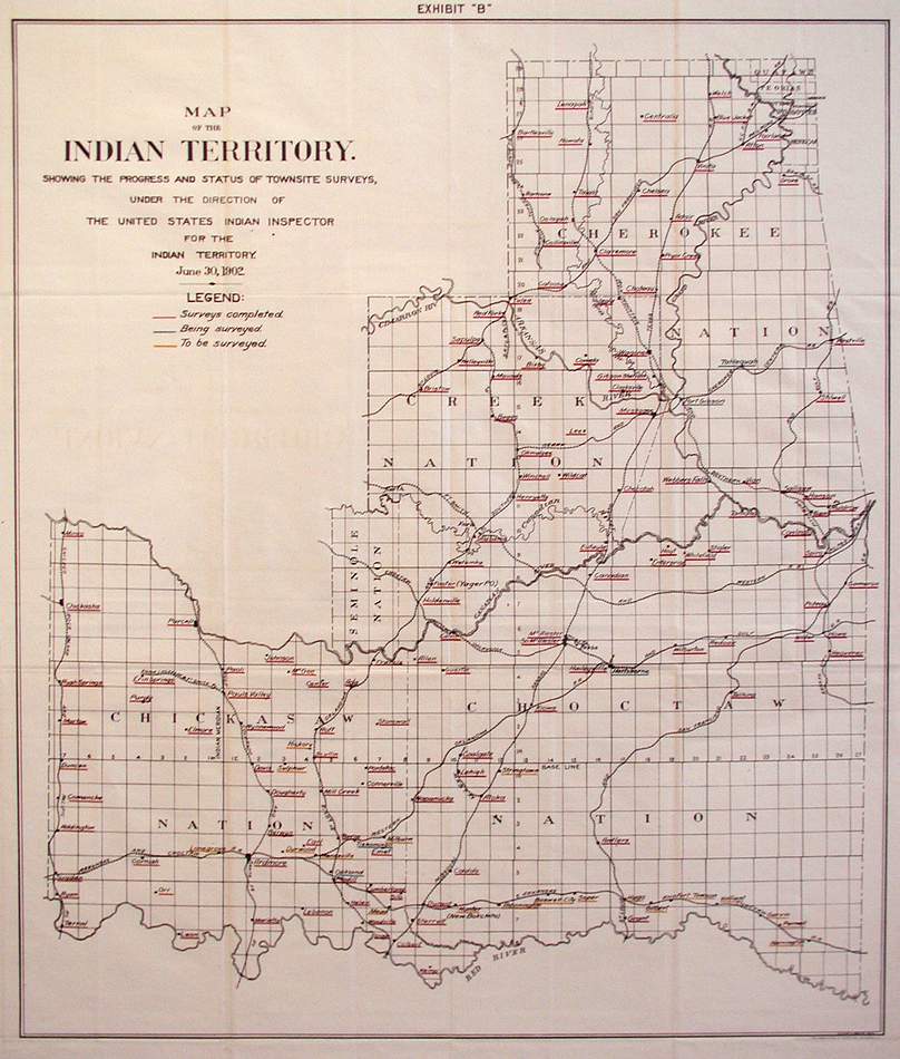 Map of the Indian Territory – The Old Map Gallery