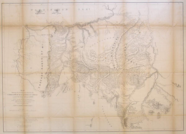 (OR - ID) Map Showing the ROutes travelled by the... – The Old Map Gallery