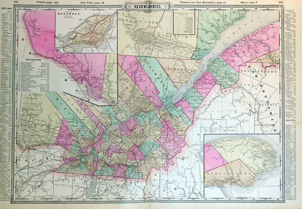 Quebec – The Old Map Gallery