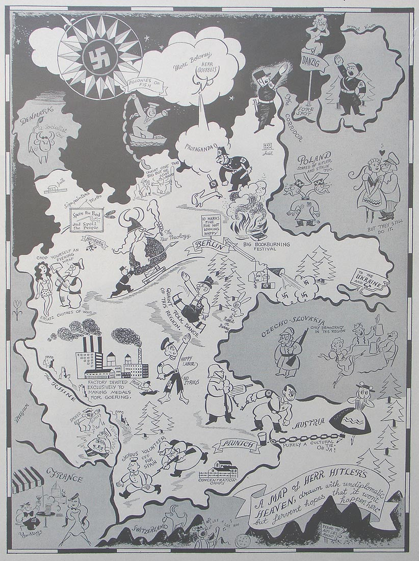 (Germany) A Map of Herr Hitler's Heaven – The Old Map Gallery