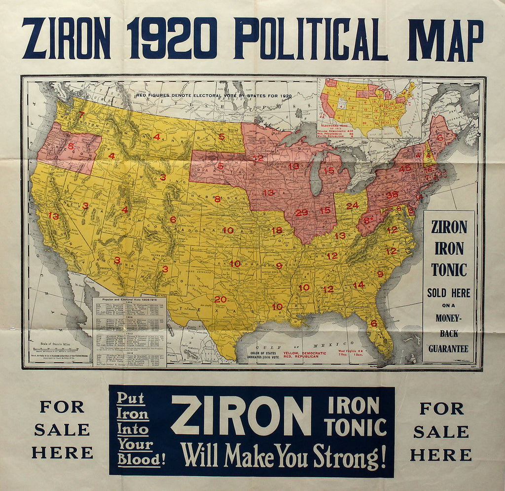 (US Political) Ziron Political Map... – The Old Map Gallery